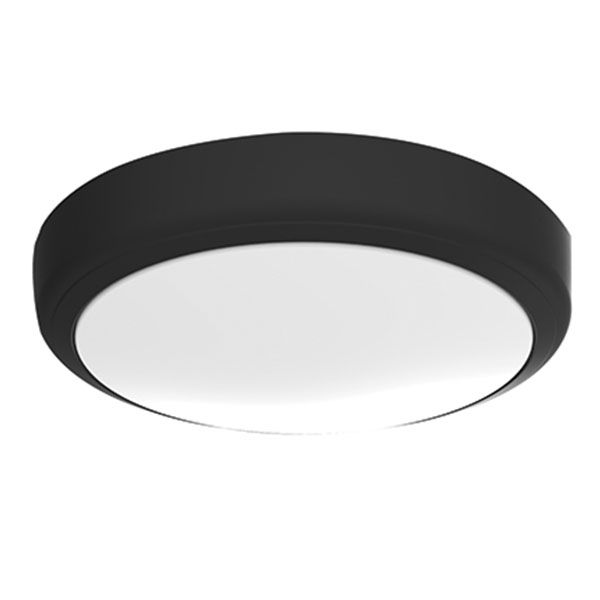 Nova Range Matt Black Screw Trim 22W Bulkhead